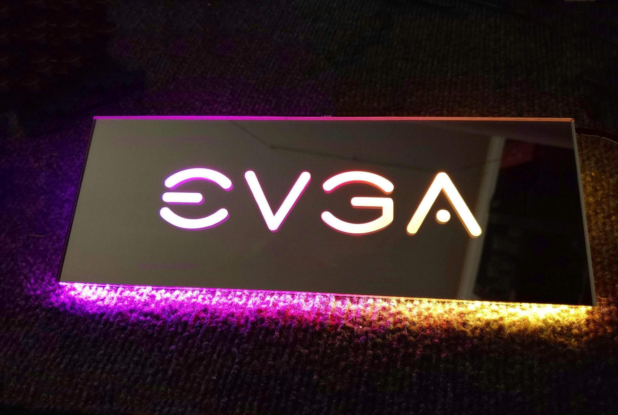 Custom Picture Gaming PC Argb Mirrored GPU Backplate, ARGB Gpu Side ...