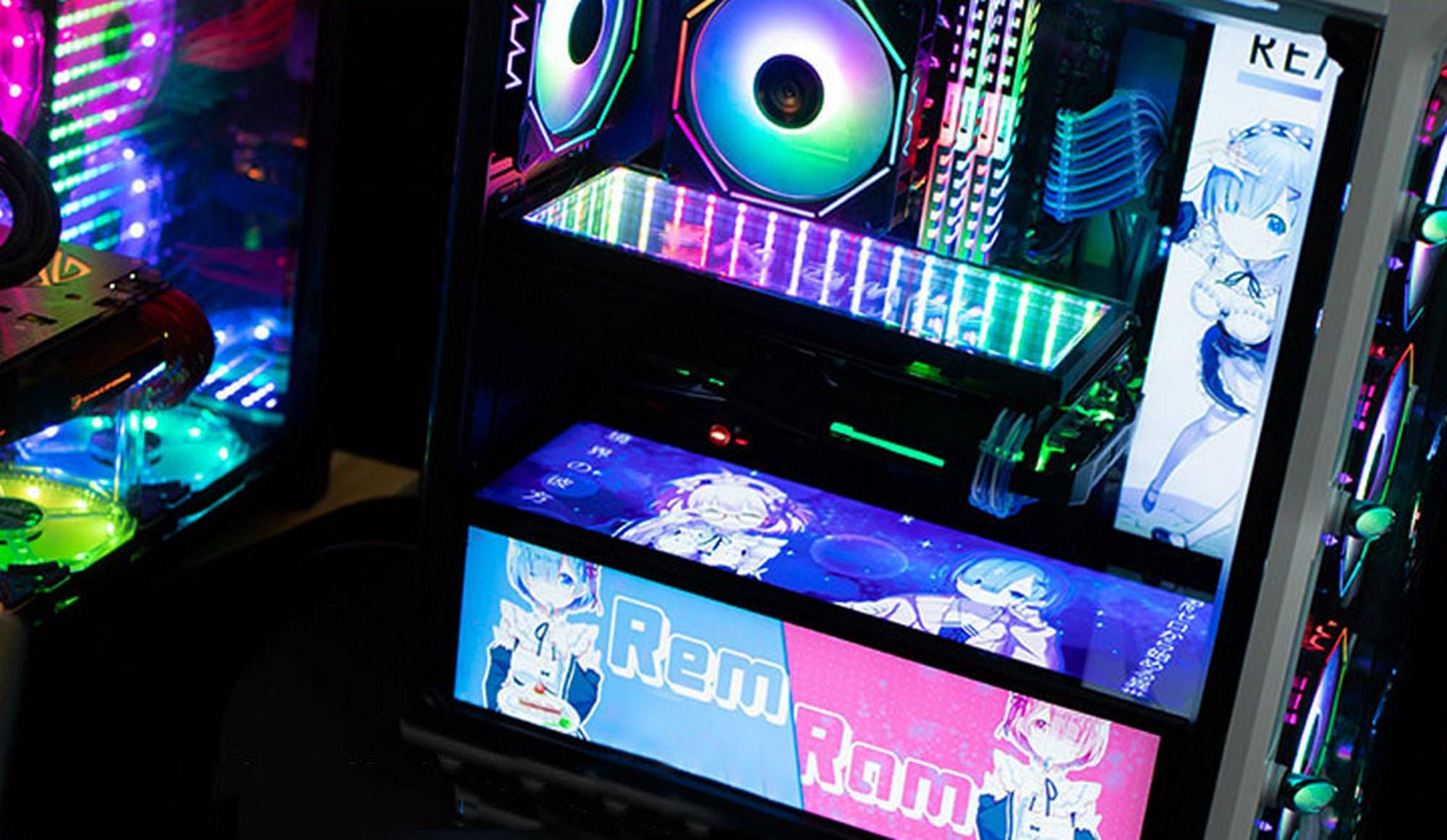 Custom Picture Rgb Light Board Gaming PC Case, ARGB Gpu Backplate, GPU ...