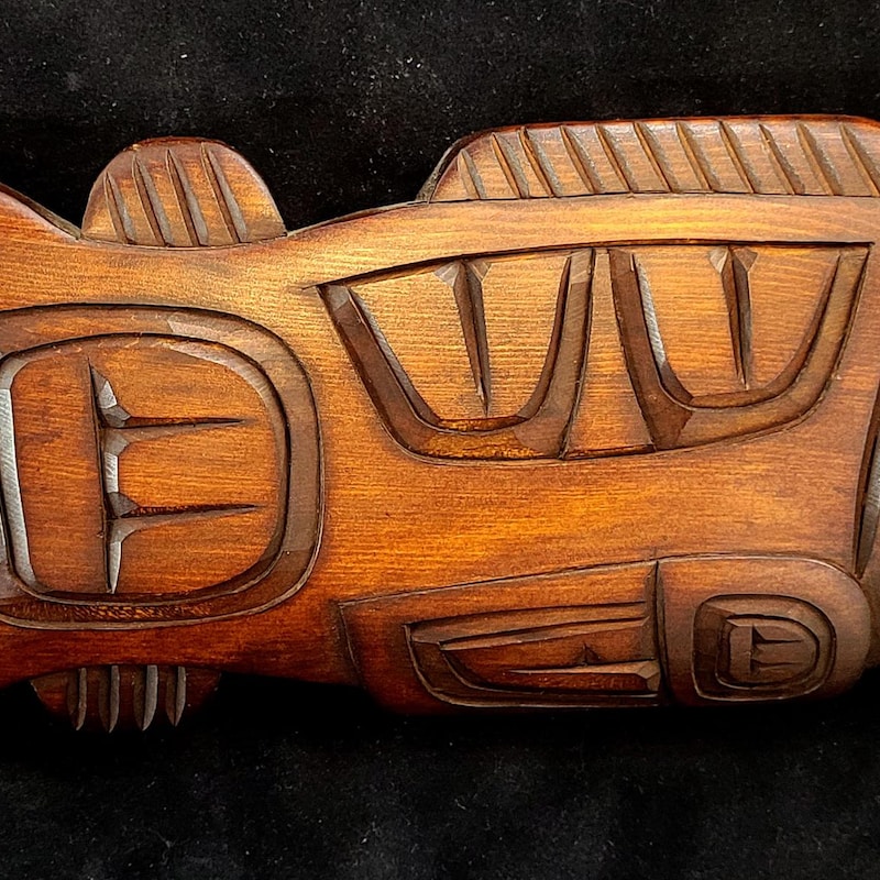 Salmon Carving Native - Etsy