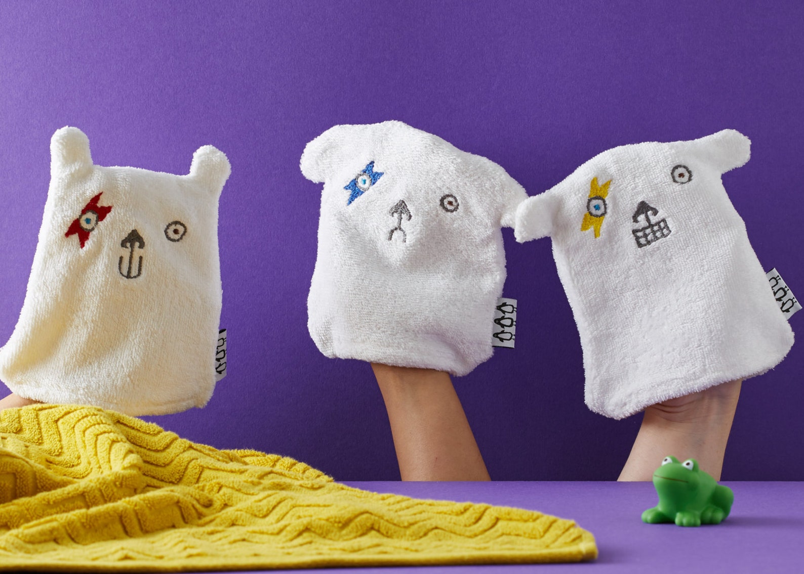 David Bowie Inspired Teddy Bear Face Wipe/washcloth/puppet for Baby ...