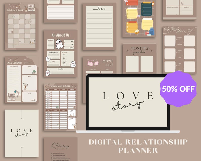 Couple Planner, Couple Journal, Relationship Planner, Relationship ...