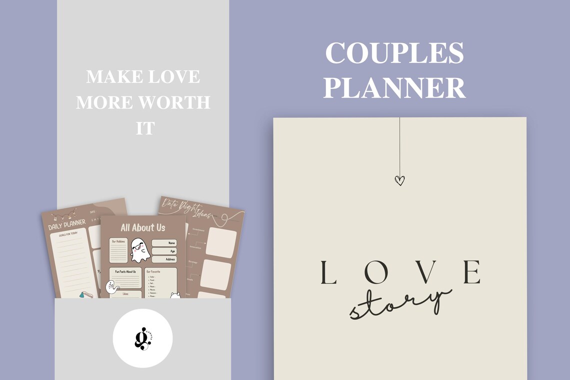 Couple Planner, Couple Journal, Relationship Planner, Relationship ...