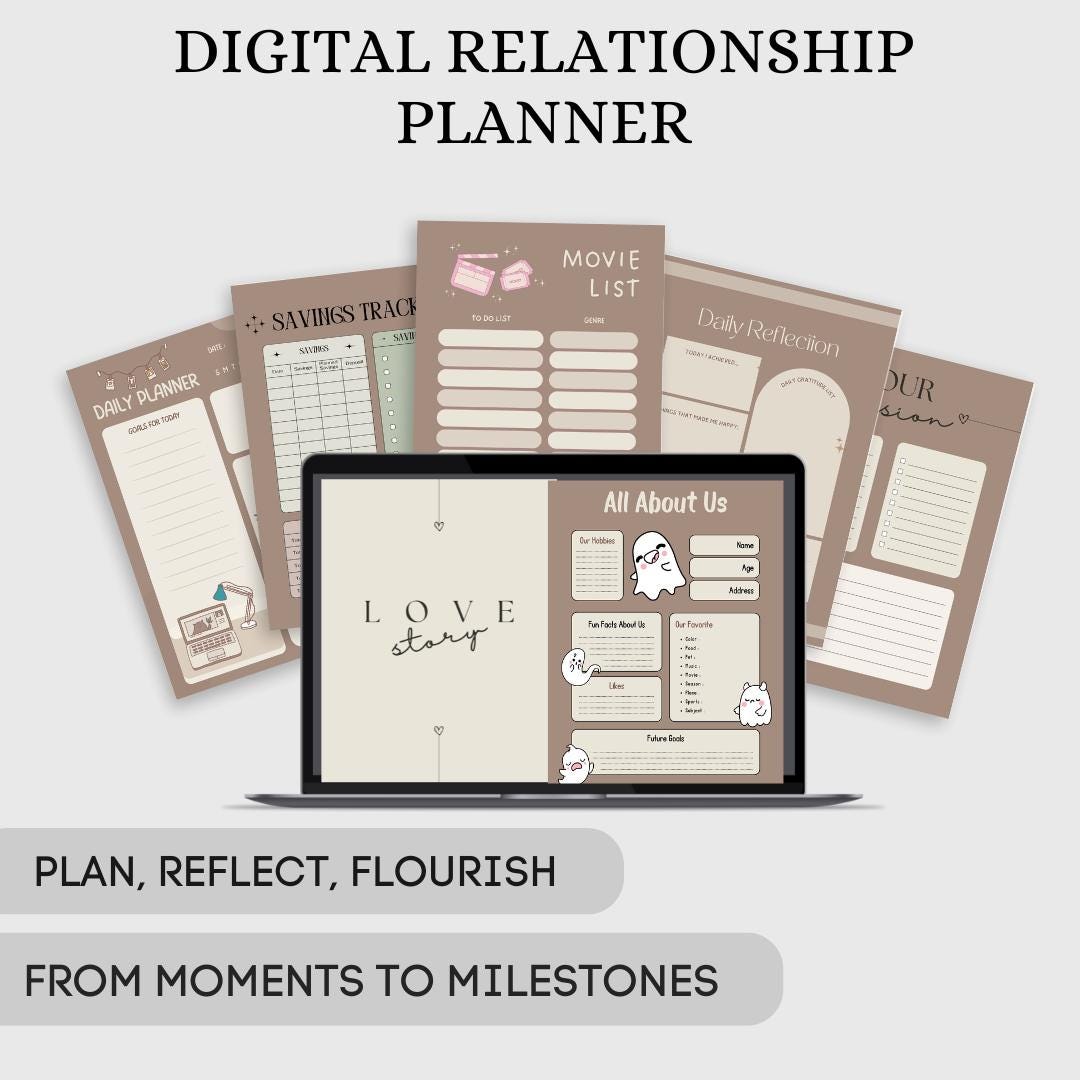 Couple Planner, Couple Journal, Relationship Planner, Relationship ...