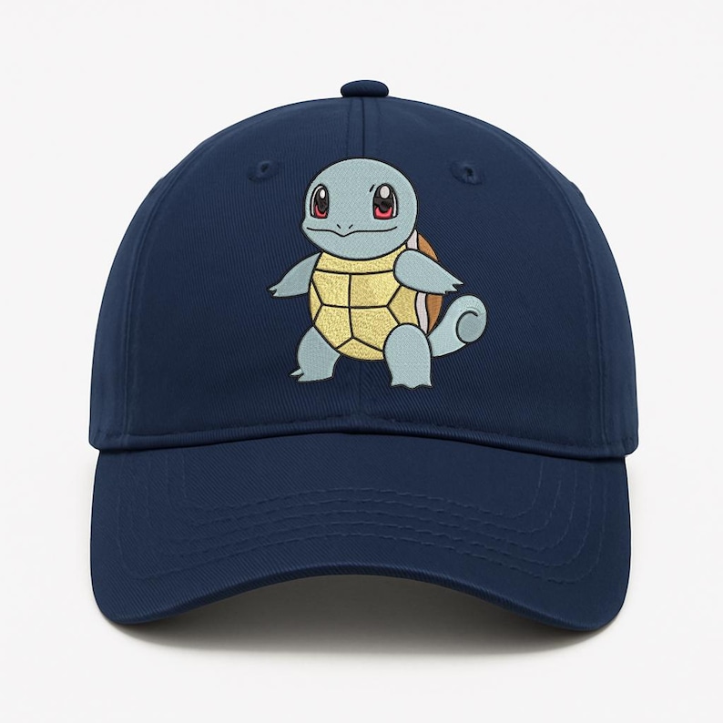 Squirtle Embroidery Design, Pokemon Machine Embroidery File, 7 Sizes ...
