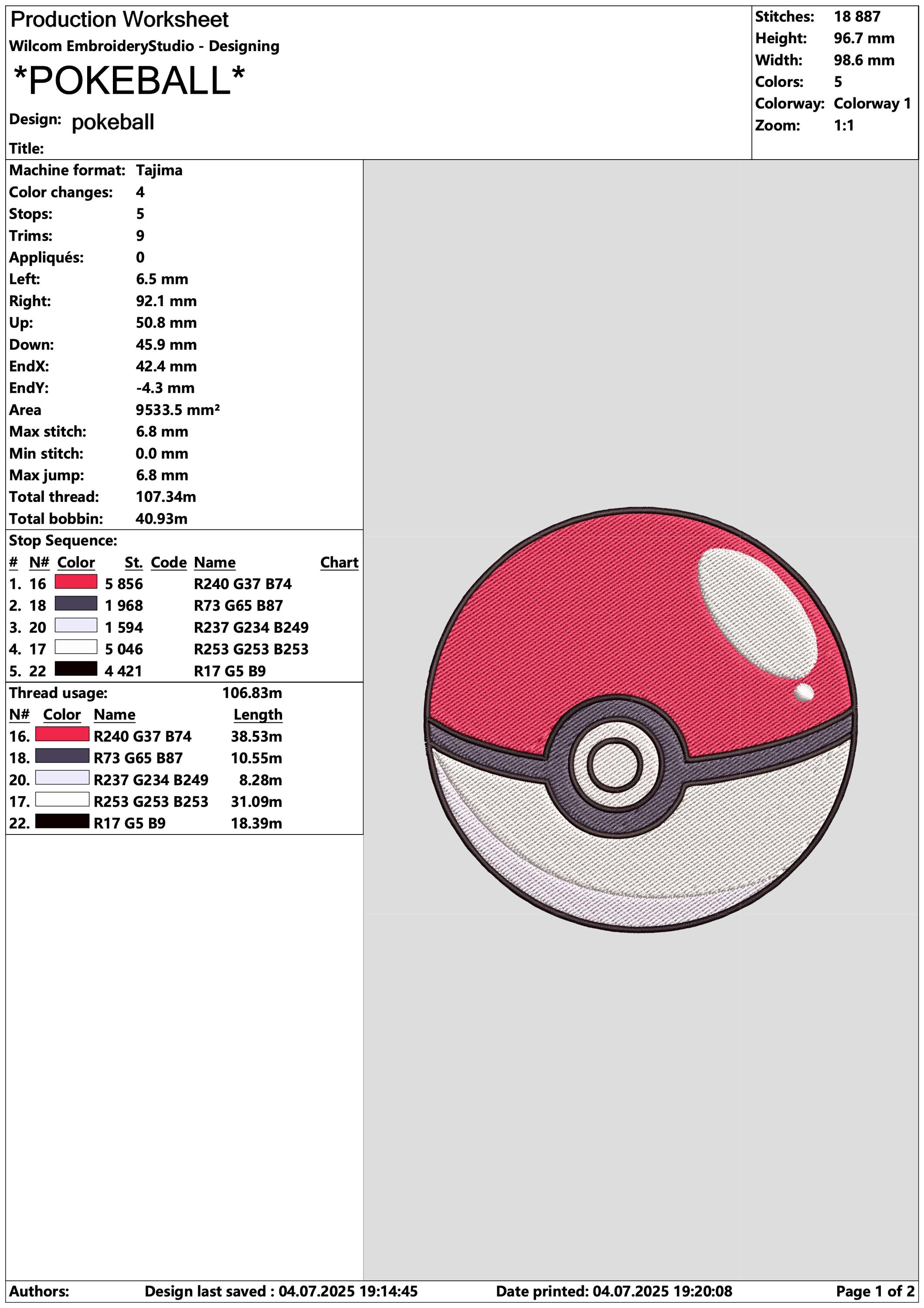 Pokeball Embroidery Designs, Pokemon Embroidery Design, Anime ...