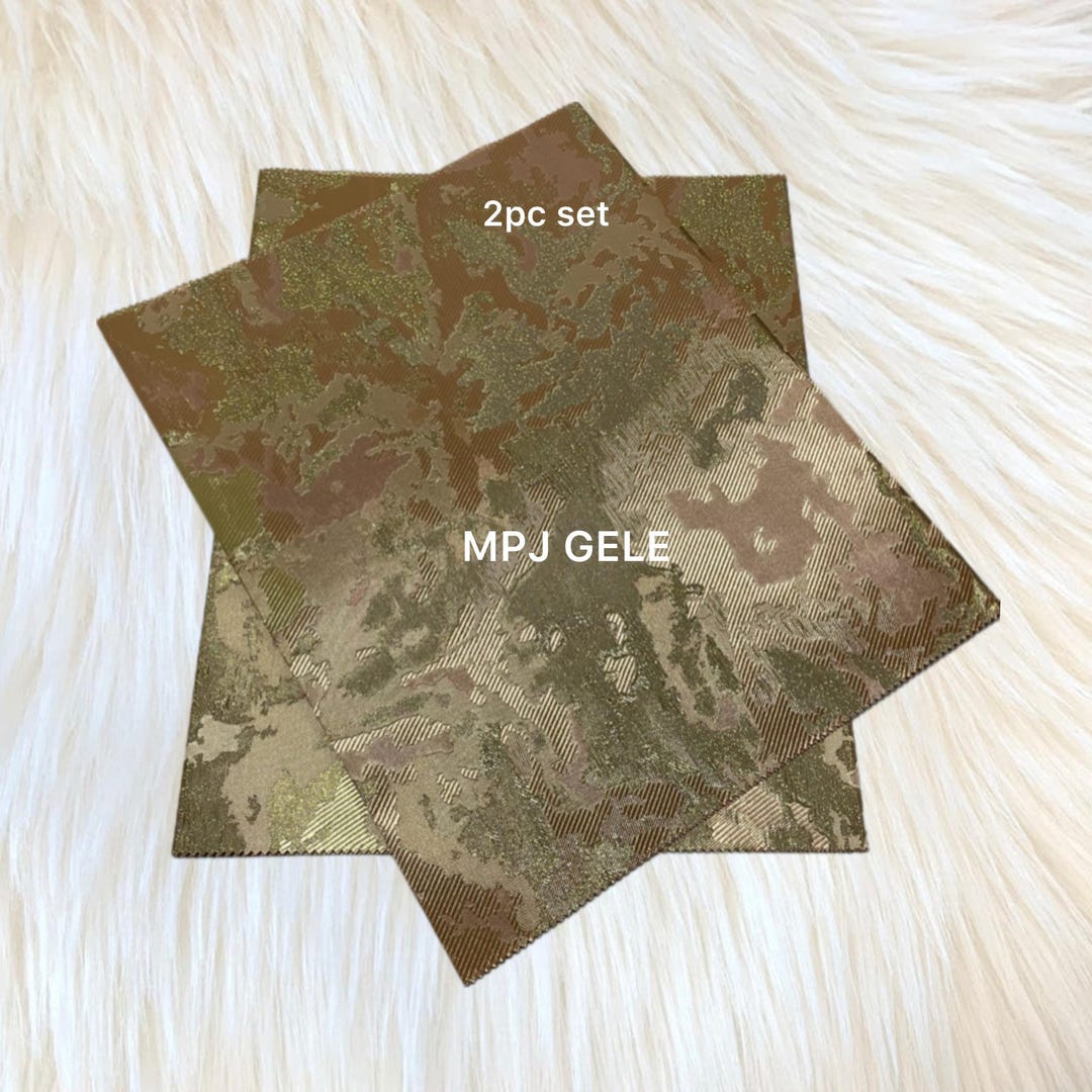 Peach GELE PINK GELE Gold Gele Nigerian Gele (2pc) Head Scarf Head Wrap ...