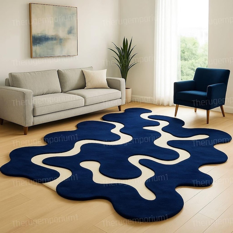 Blob Rug - Etsy