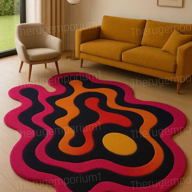Blob Rug - Etsy