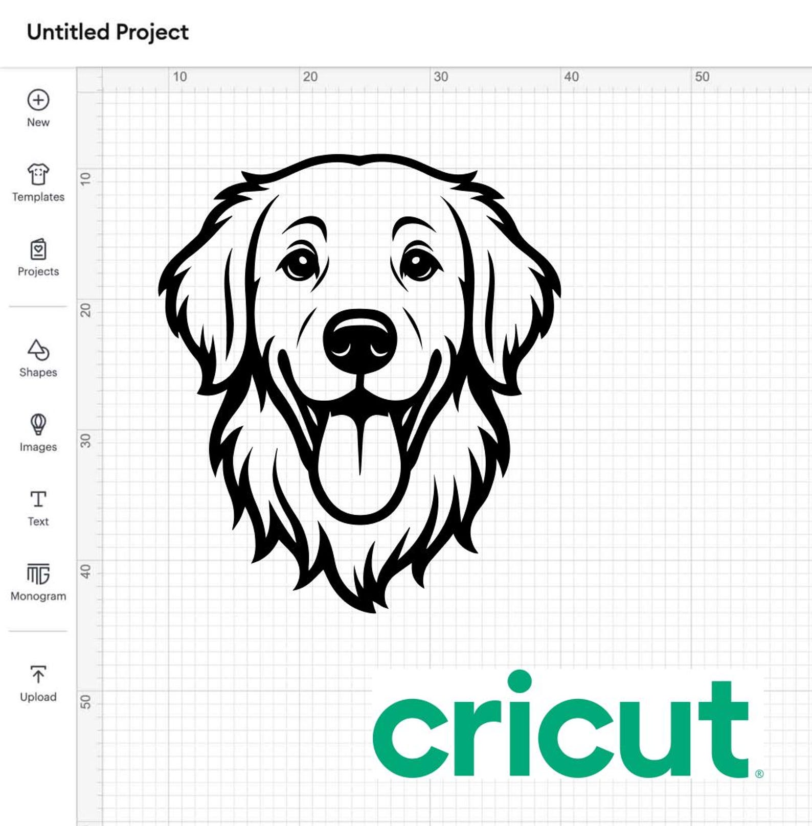 Golden Retriever Vector SVG File – Dog Clipart Image for Logo – Golden ...