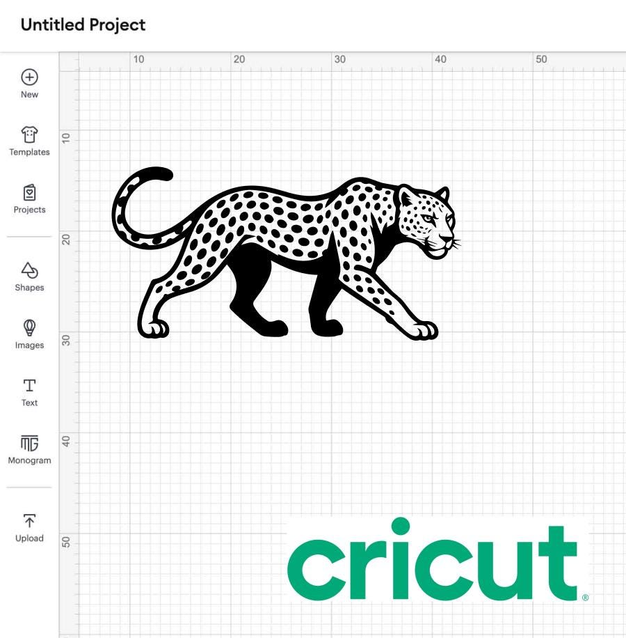 Leopard SVG File, Leopard DXF, Leopard PNG, Leopard Cricut Cut File ...