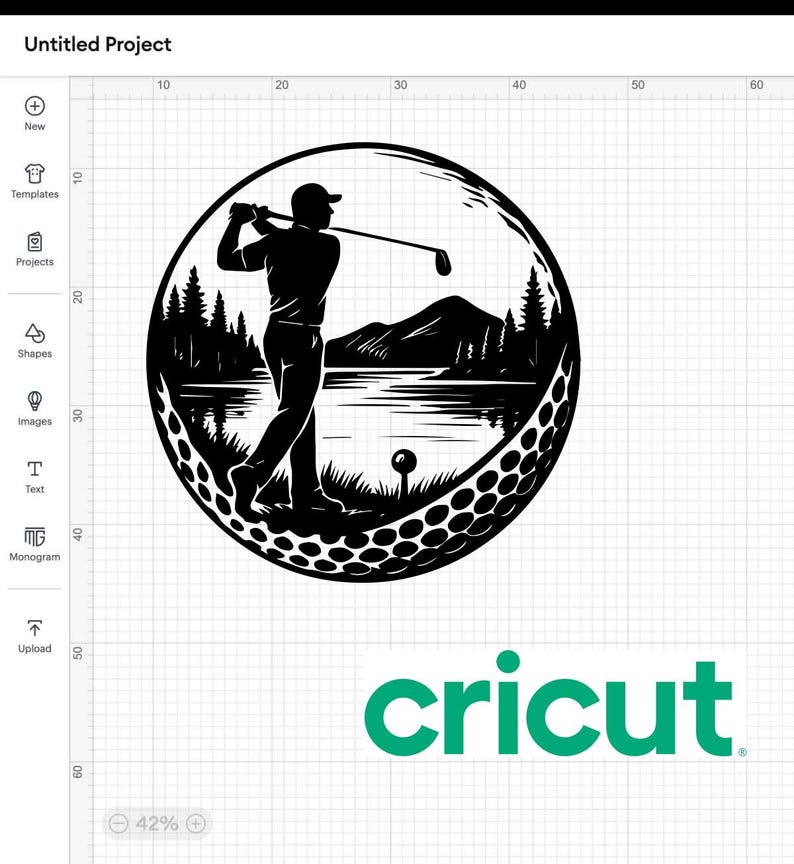 Golf Swing SVG, Golf Ball Scene Cut File, Golfer Silhouette PNG DXF Eps ...