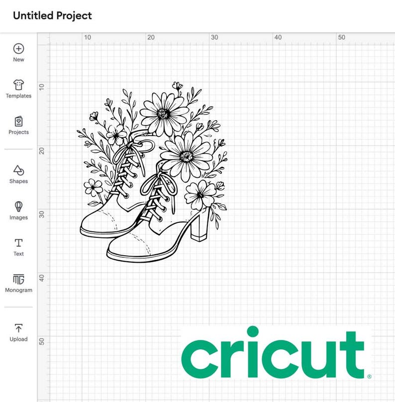 Shoes SVG, Floral Sneakers SVG, Daisy Shoes Svg, Boho Shoes SVG, Floral ...