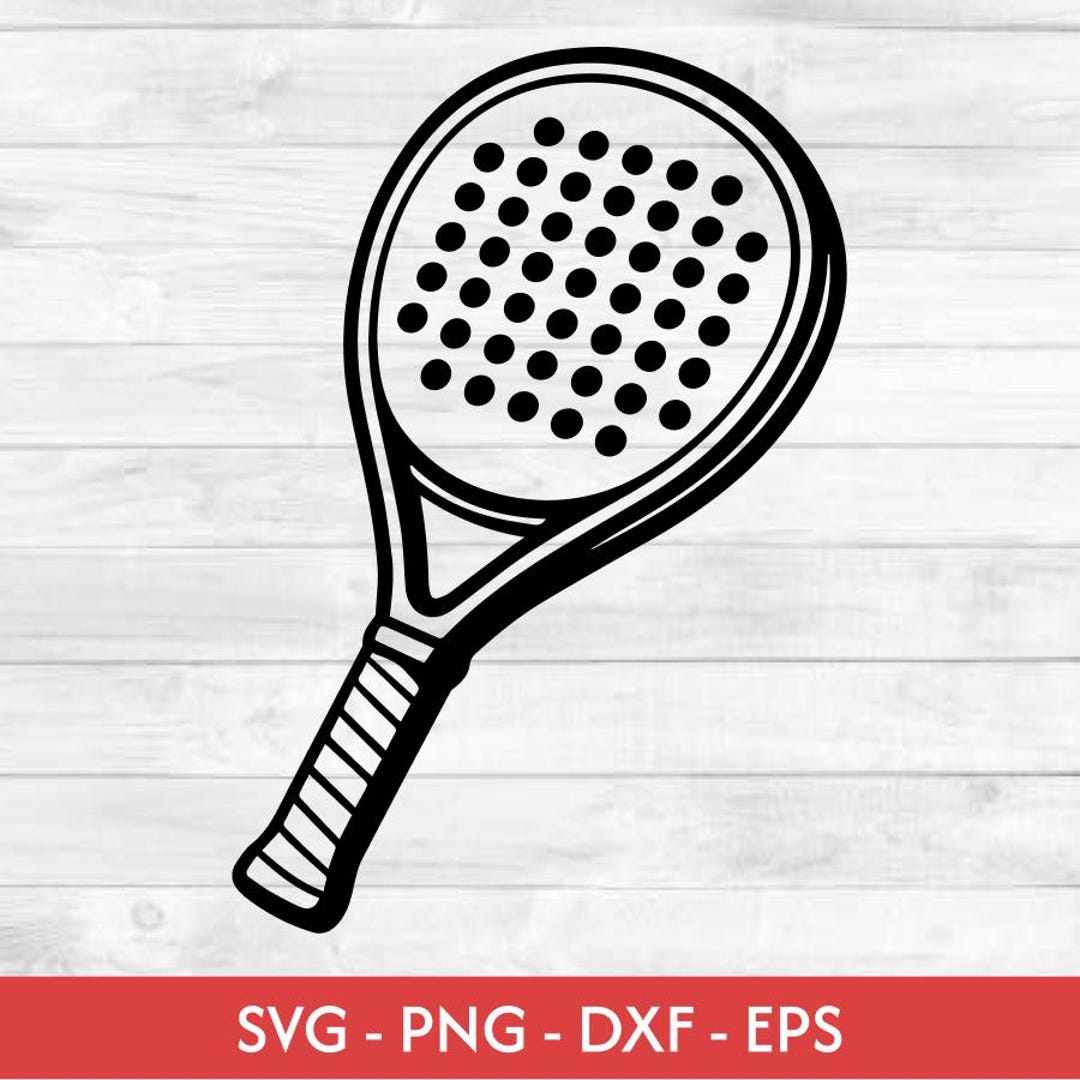 Padel Racket SVG, Padel Racket DXF, Padel Racket Png,padel Racket Cite ...