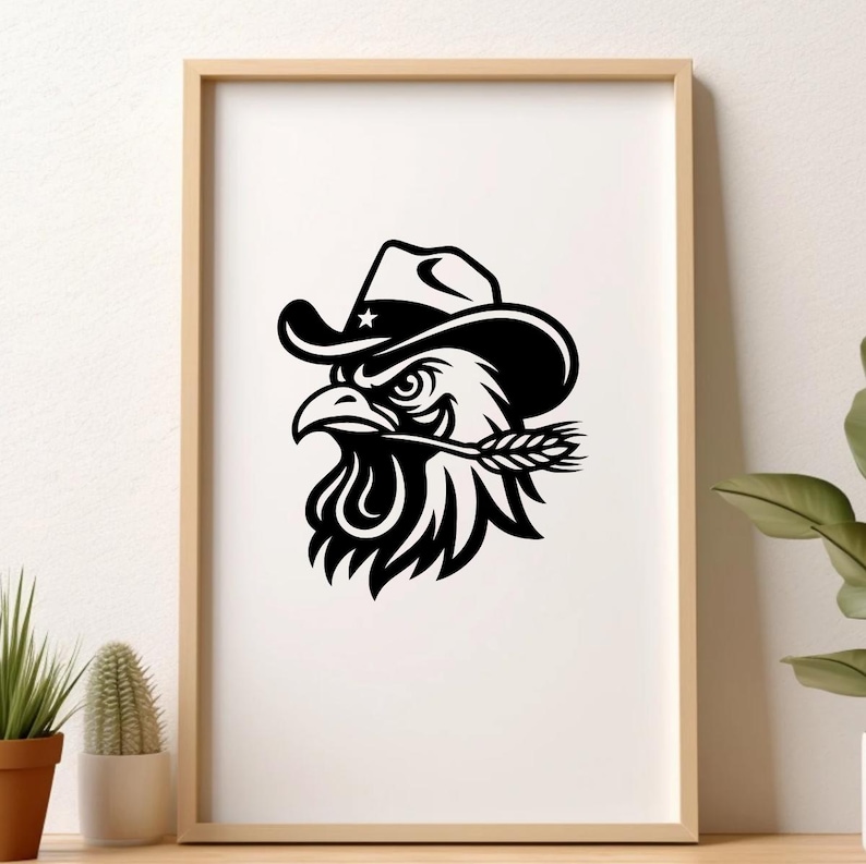 Rooster Svg, Rooster Png, Rooster Cowboy Svg, Chicken Svg, Rooster Usa ...
