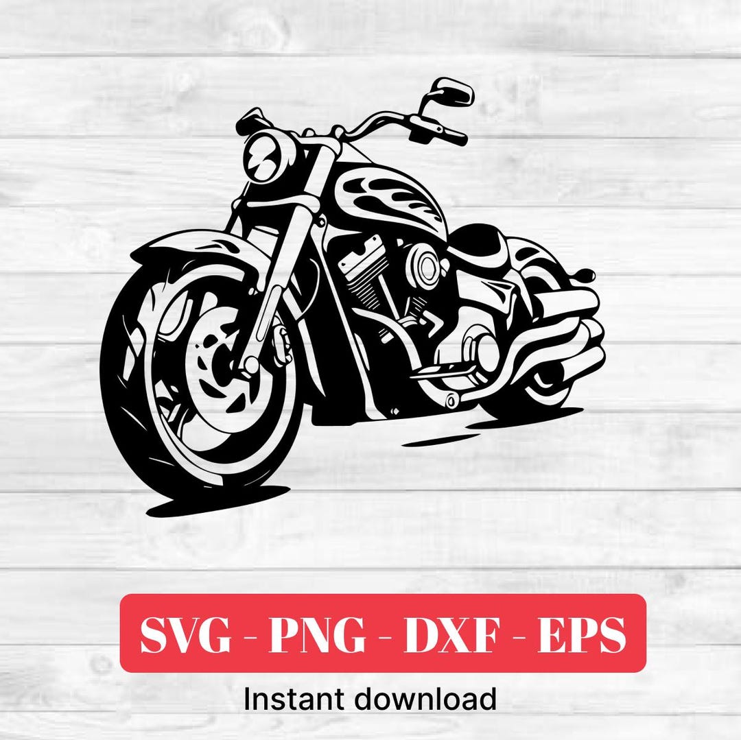 Motorcycle SVG, Motor Bike Svg, Motorcycle Clipart, Motorcycle for ...