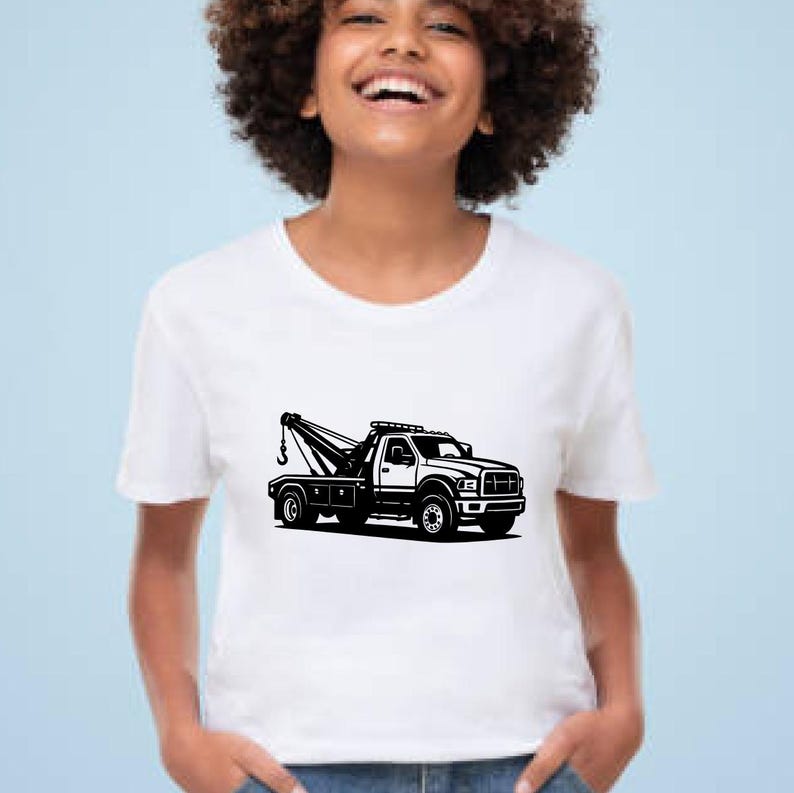Tow Truck SVG, DXF, PNG, Cut File, Clipart, Digital File, Silhouette ...