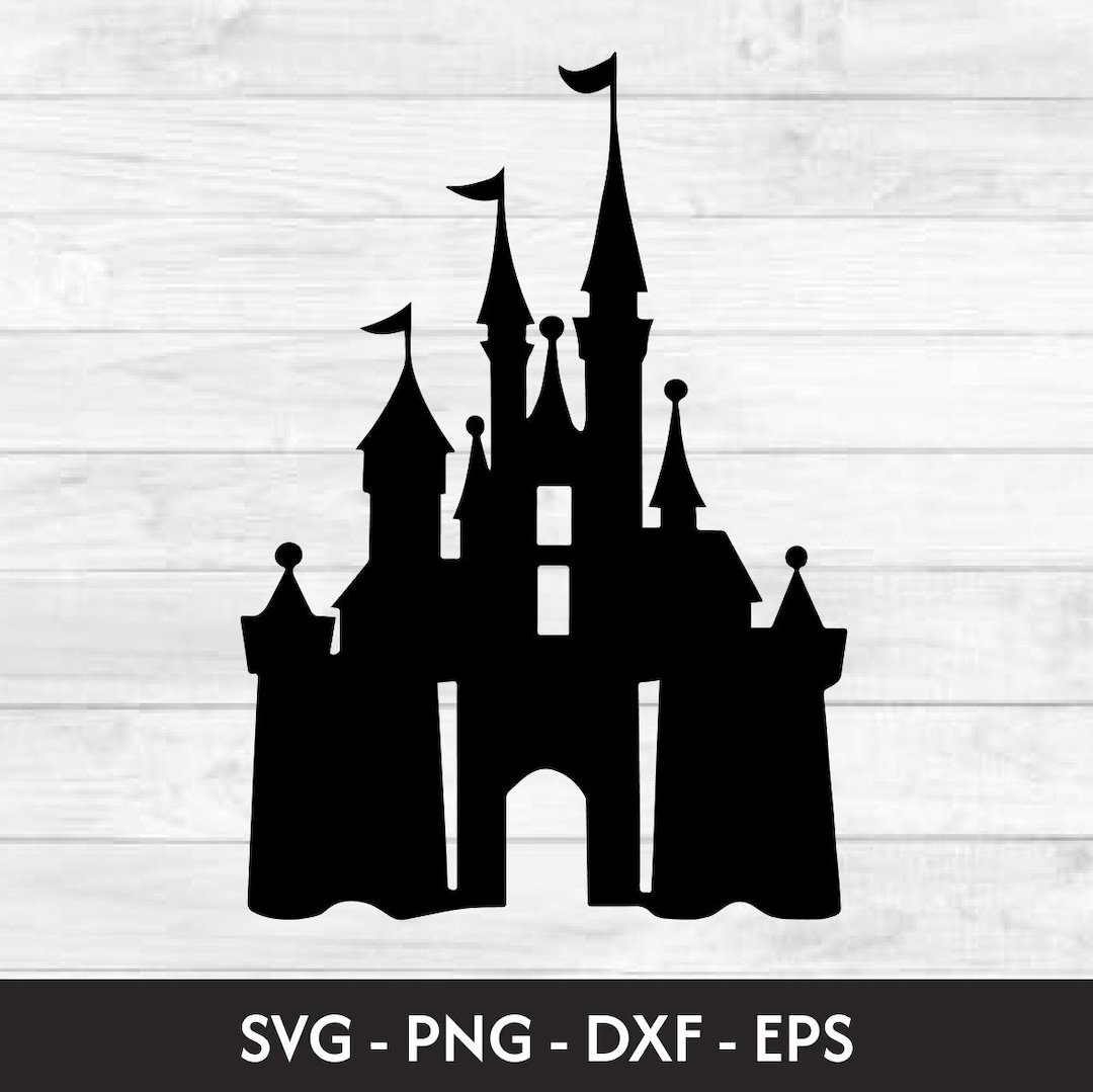 Magic Castle Cut Files for Cricut and Silhouette, Magic Kingdom Svg ...
