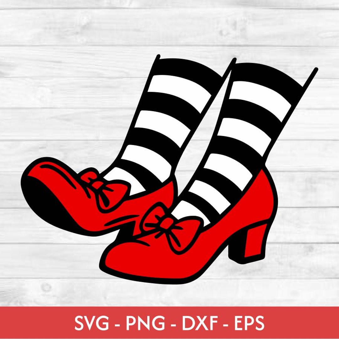 Wizard of Oz Ruby Red Slippers Svg Dorothy Shoes Svg, Red Shoes Svg ...