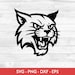 Wildcat Head SVG, Wildcat Face PNG, Wildcat Logo Svg, Wildcat PNG ...