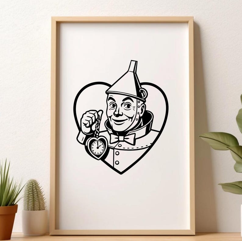 Tin Man Wizard of Oz SVG, Wizard of Oz Cut File, Cricut Tin Man ...