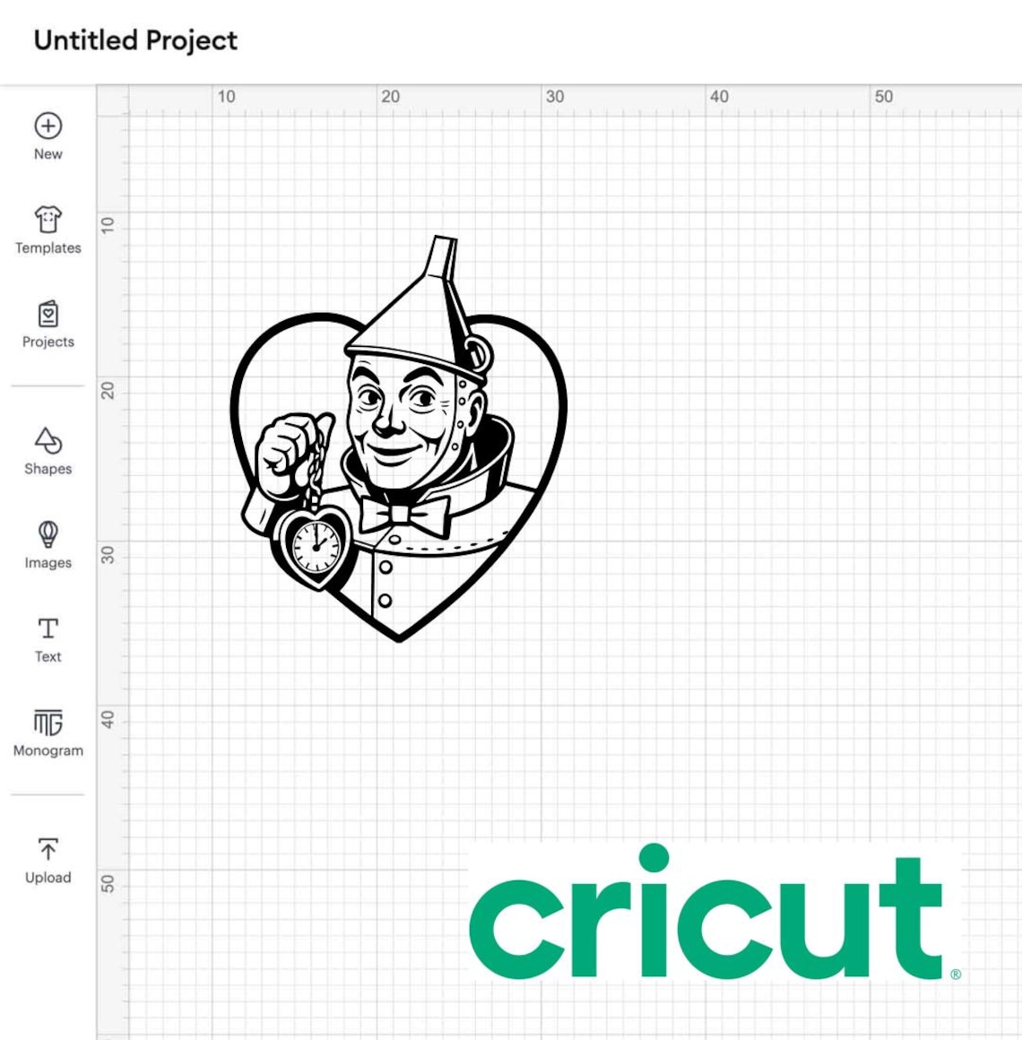 Tin Man Wizard of Oz SVG, Wizard of Oz Cut File, Cricut Tin Man ...