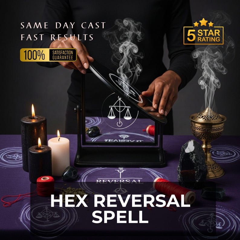 HEX REVERSAL SPELL | Return to Sender | Justice Energy | Curse ...