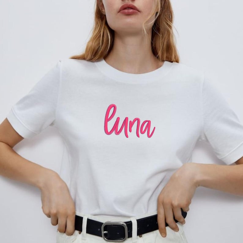 Cursive Embroidery Font, Handwritten Script, BX Format (digital ...