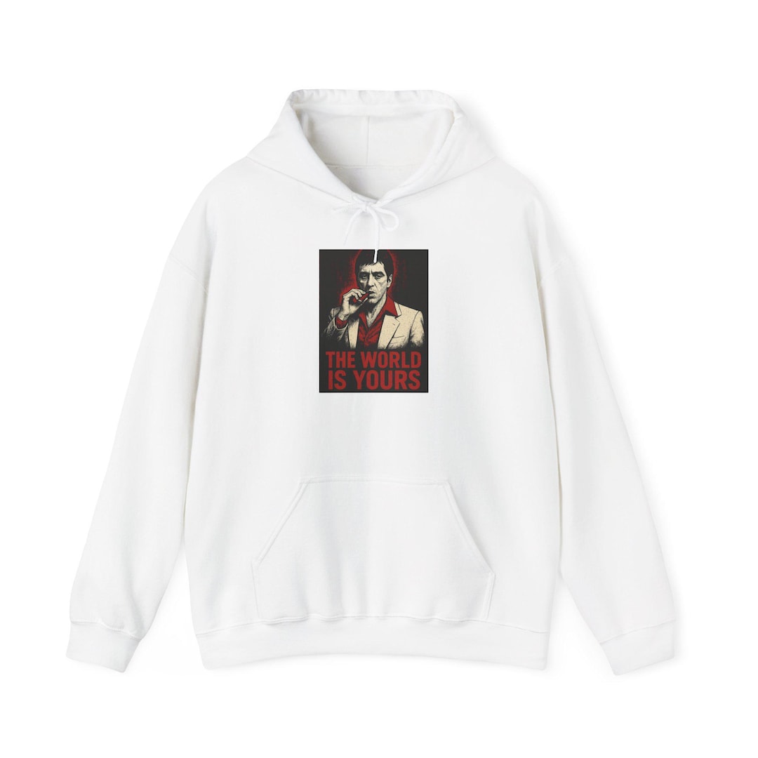 Scarface Hoodie – Tony Montana Streetwear Sweatshirt, Gangster Movie ...
