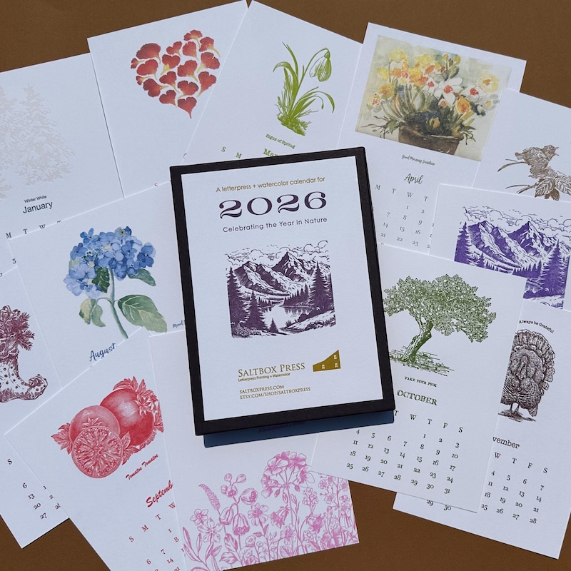 Calendar 2026 on an Easel - Etsy