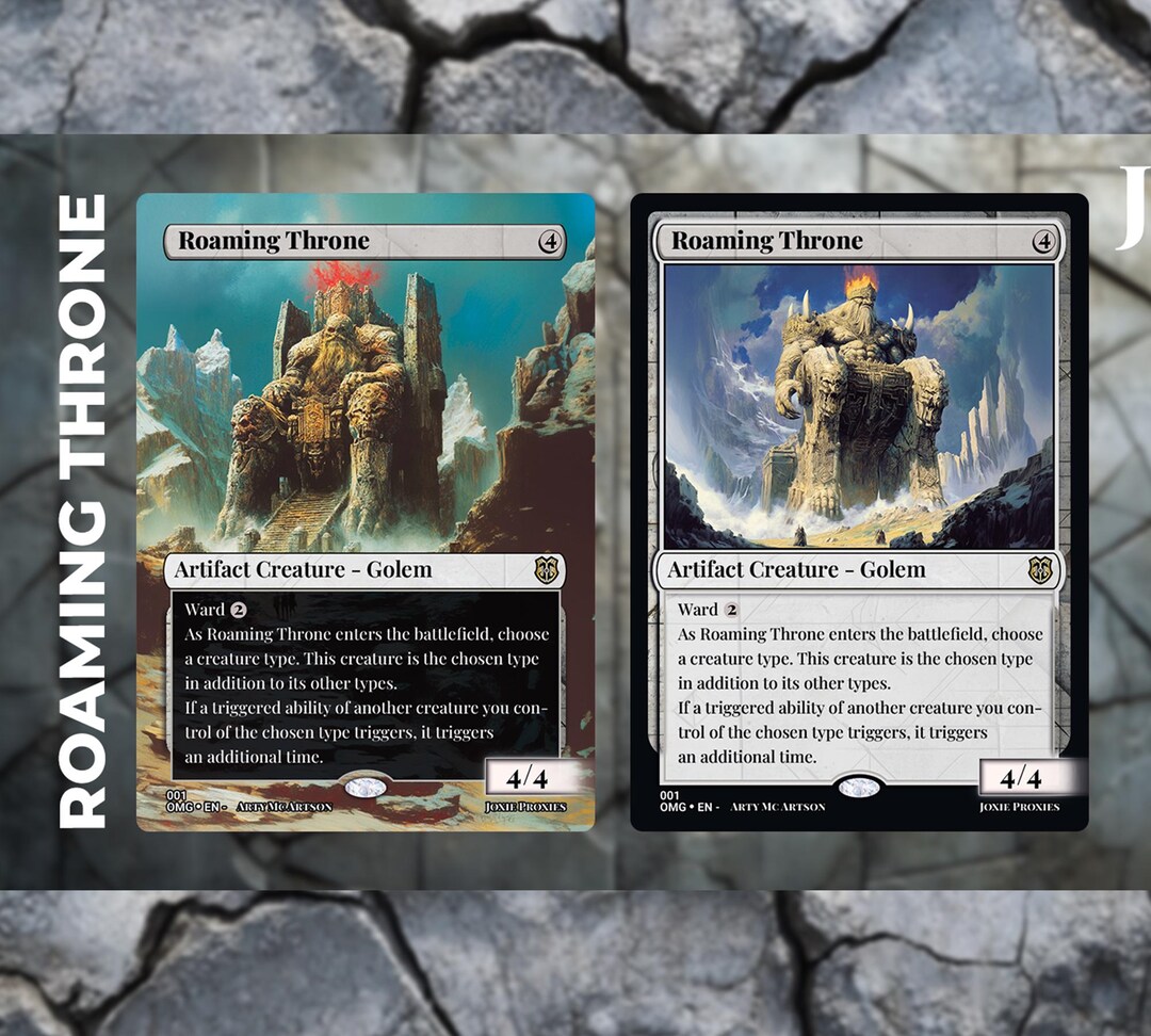 Roaming Throne - MTG Proxy - Commander EDH - Etsy