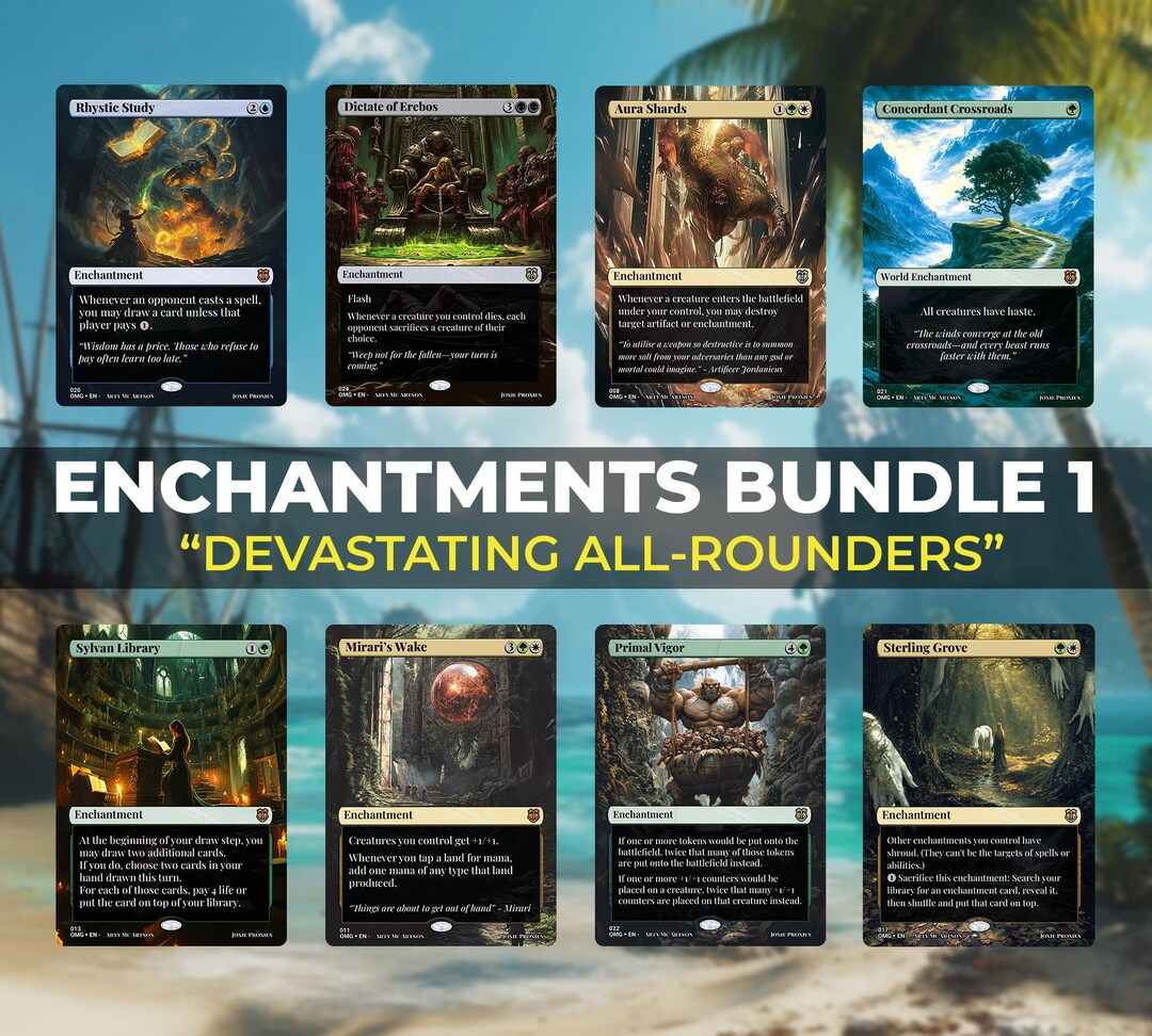 Enchantment Bundle 1 'devastating All-rounders' - MTG Proxy - Commander ...
