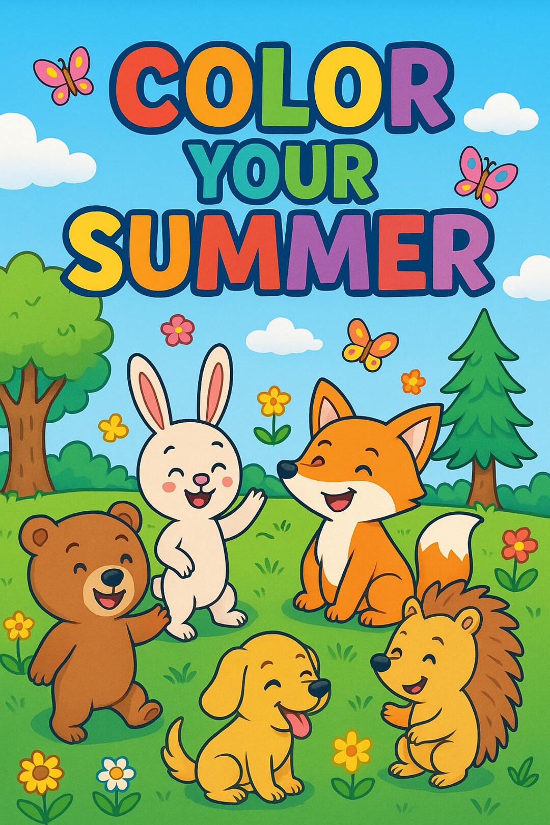 Color Your Summer – Printable Animal Coloring Pages for Kids | Fun ...