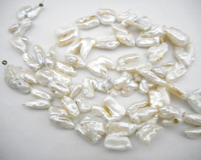 Baroque Biwa Freshwater Pearls - Irregular and Unique Shapes With a ...