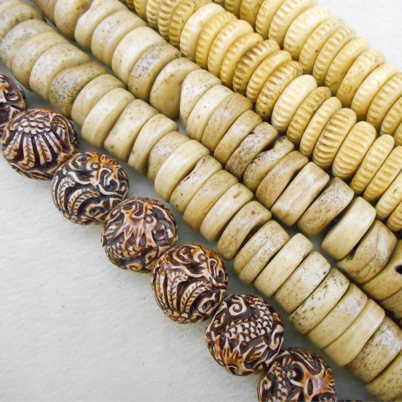 Bone Beads - Etsy