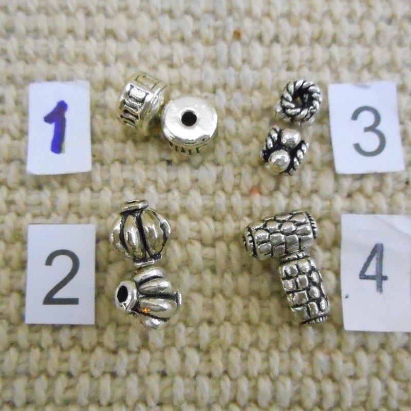 Antique Silver Beads - Etsy