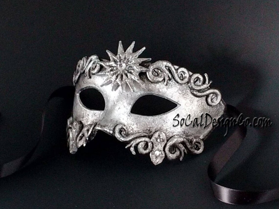 Masquerade Mask Sun Masquerade Mask for Man Man Masquerade | Etsy
