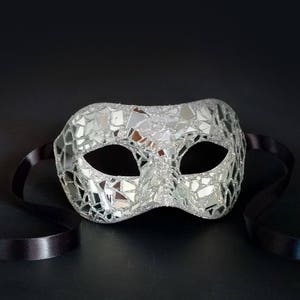 Halloween Mask, Mirror Mask, Mirror Masquerade Mask, Woman Mask, Mask ...