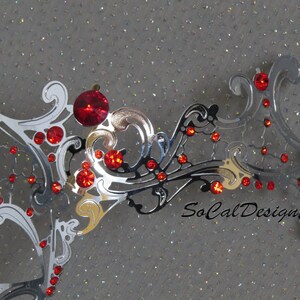 Silver Masquerade Mask, Metal Mask, Phantom of the Opera Mask ...