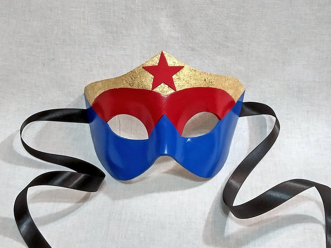 Superhero, Leather Mask, Womans Masquerade Mask, Gold Mask, Hero Mask ...