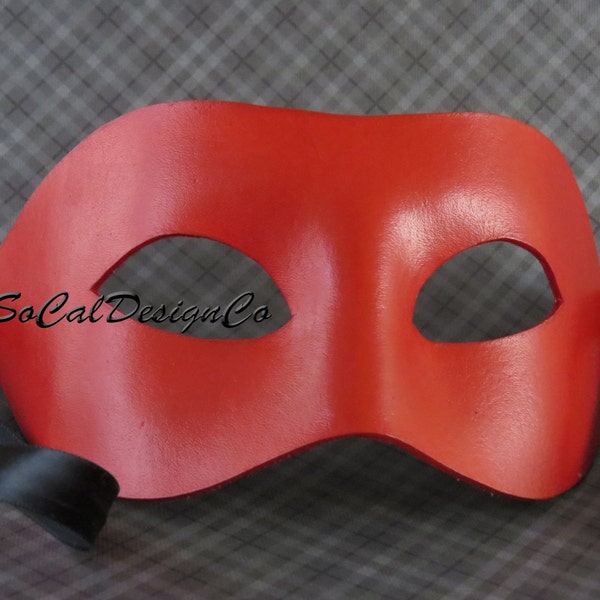 Red Masquerade Mask - Etsy