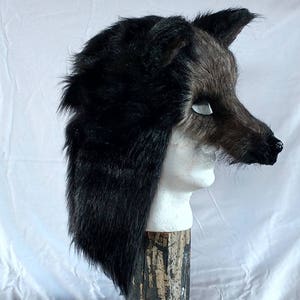 Realistic Wolf Mask, Wolf Mask, Custom Wolf Mask, Grey Wolf Mask, Mens ...
