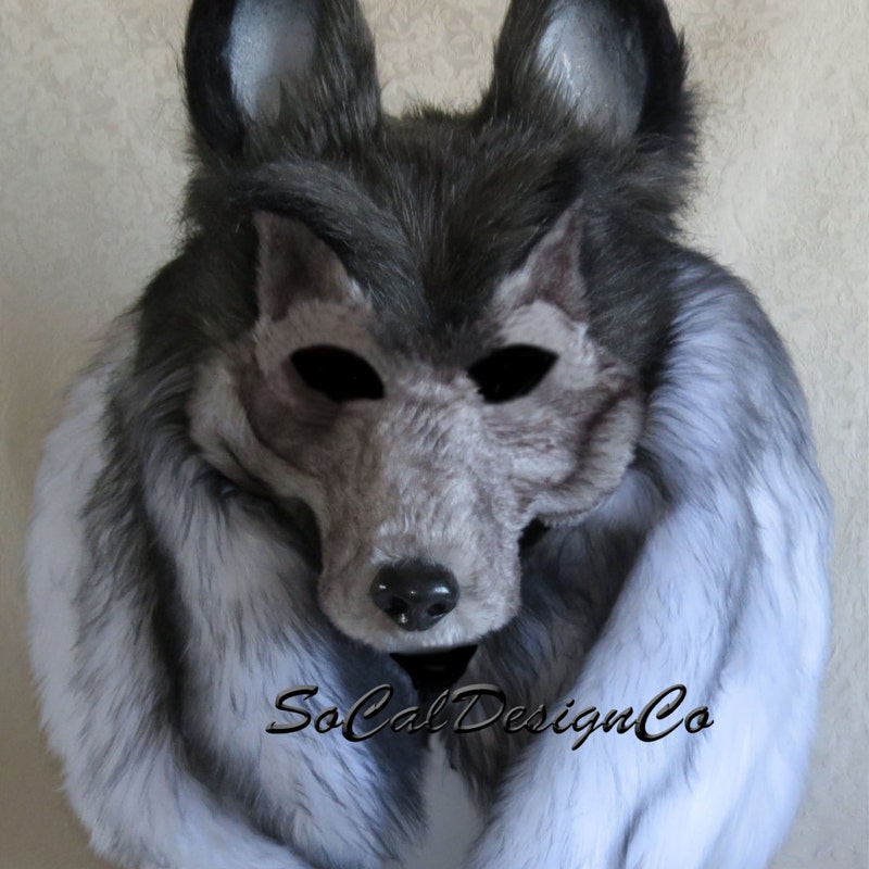 Wolf Mask - Etsy