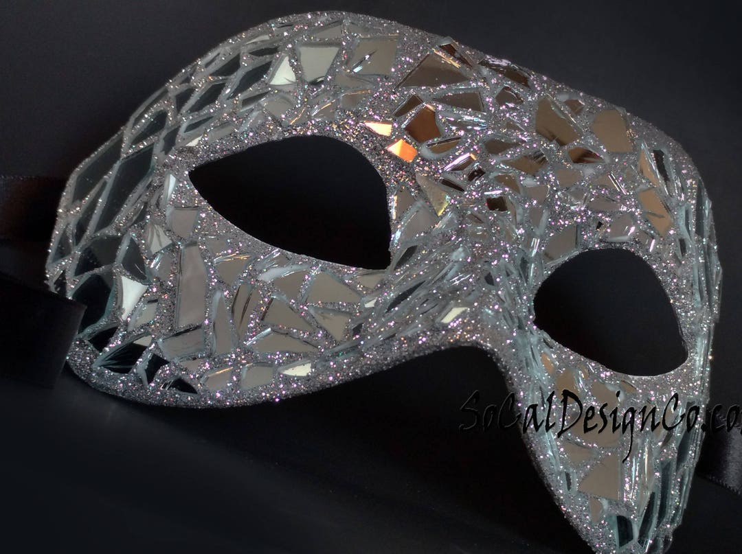Halloween Mask, Mirror Mask, Mirror Masquerade Mask, Woman Mask, Mask ...