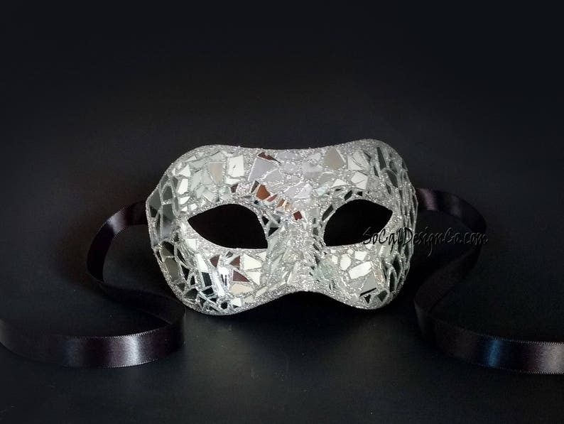 Halloween Mask, Mirror Mask, Mirror Masquerade Mask, Woman Mask, Mask ...