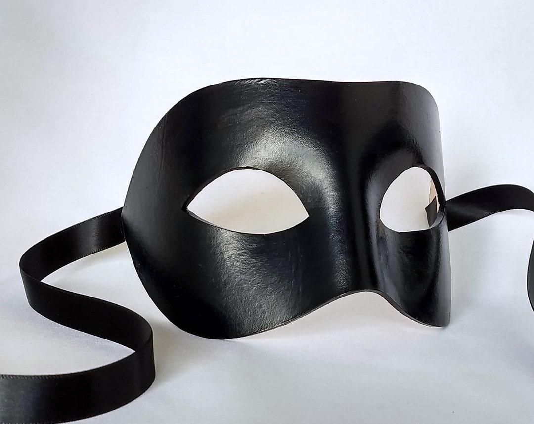 Leather Mask, Man Masquerade Mask, Leather Masquerade Mask, Leather ...