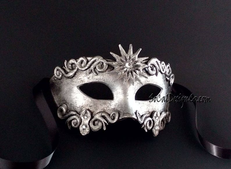 Masquerade Mask Sun Masquerade Mask for Man Man Masquerade | Etsy