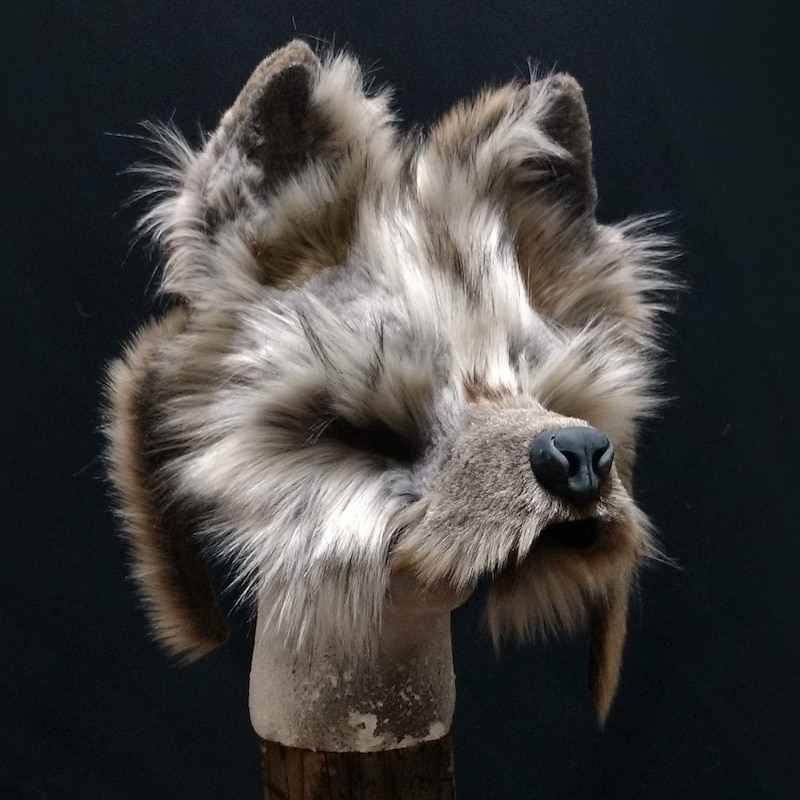 Wolf Face Mask - Etsy