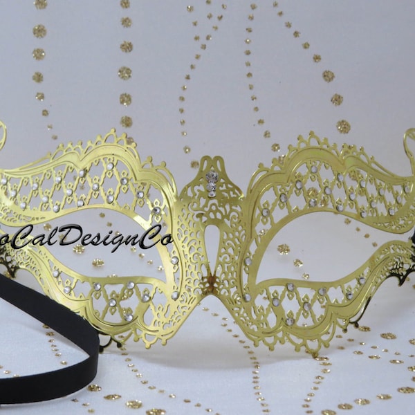 Metal Filigree Mask - Etsy