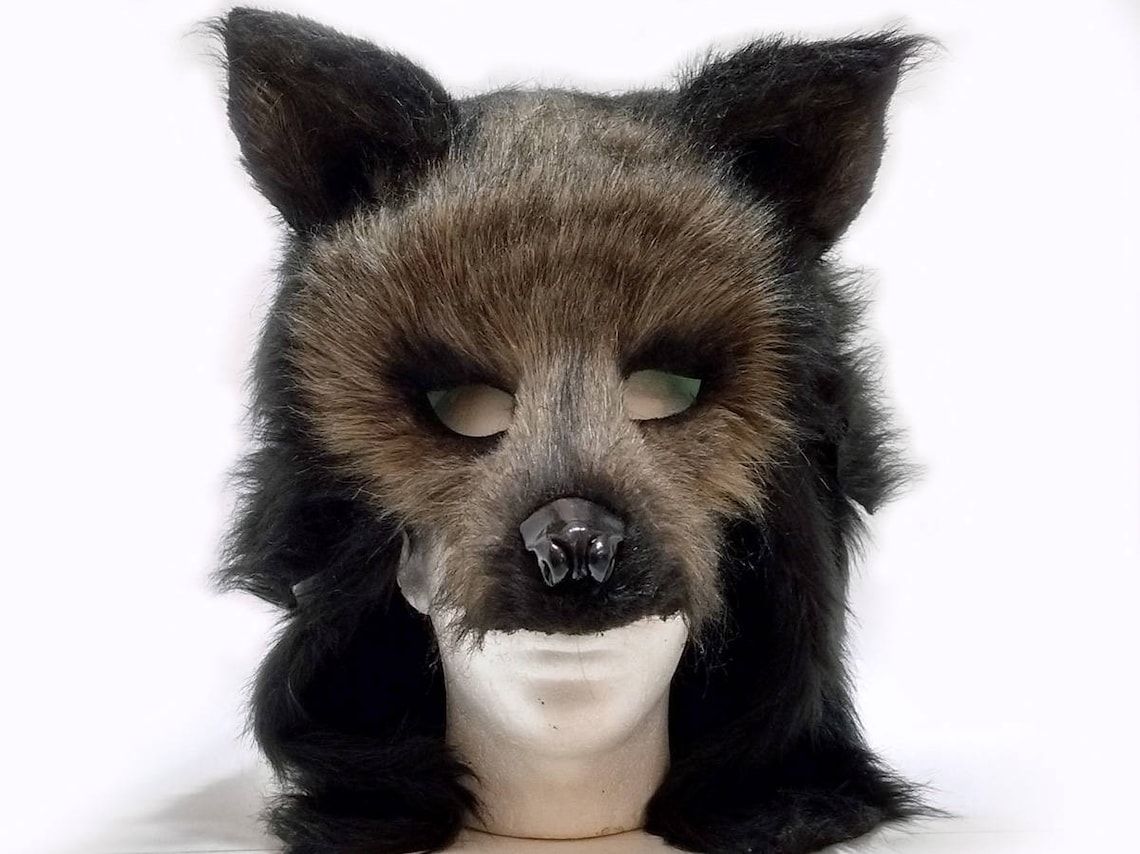 Realistic Wolf Mask Wolf Mask Custom Wolf Mask Grey Wolf | Etsy