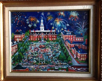 Folk Art Painting - Etsy